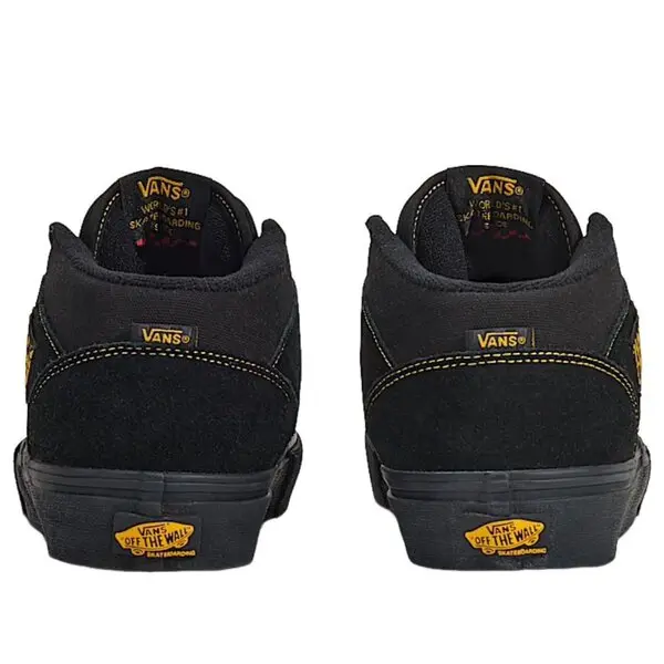 VANS Skate Half Cab Sneakers - Black/mustard Yellow