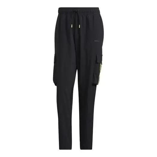 Adidas Neo Sw Lw 3s Tp Leisure Pocket Sports Stripe Trousers - Black
