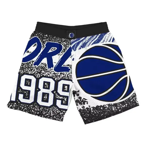Mitchell & Ness X Nba Orlando Magic Jumbotron Mesh Shorts - Grey/blue/white