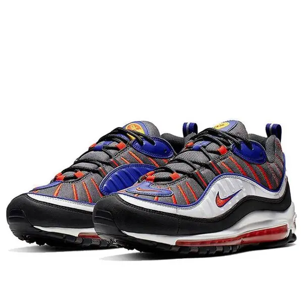 Nike Max 98 'phoenix' Athletic Sneakers - Blue/orange/dark Grey