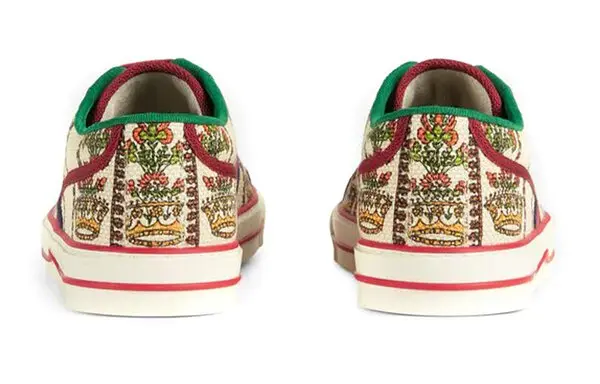 Gucci Tennis 1977 Shoes - White/red/green