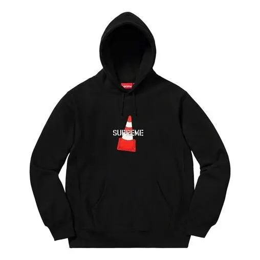 Supreme Cone Hooded Sweatshirt - Black