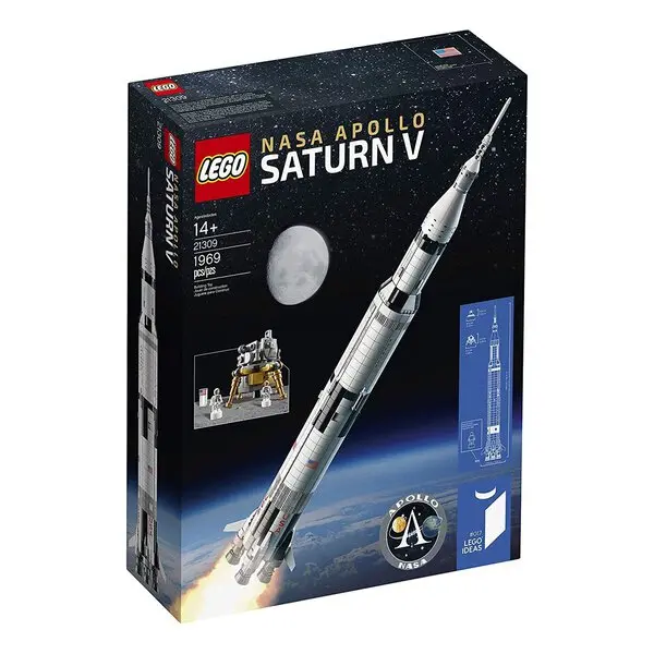 Lego Ideas Nasa Apollo Saturn V Set 21309 - Multi-color