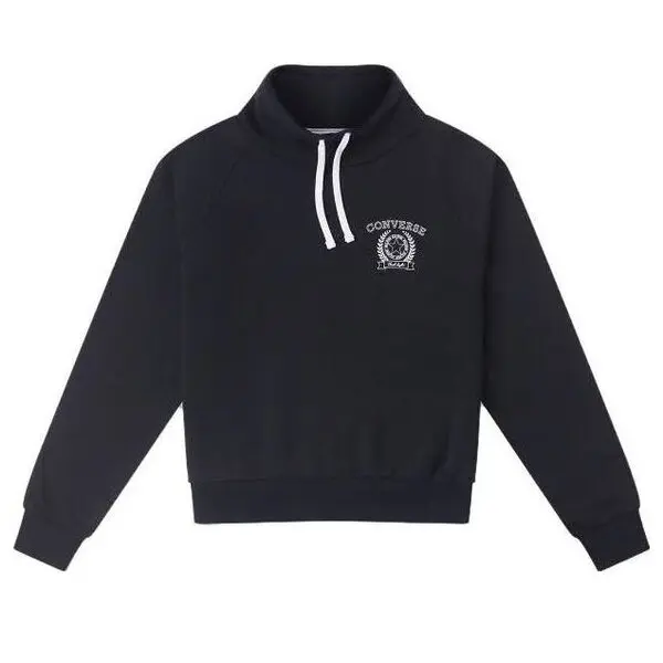 CONVERSE Retro Chuck Taylor Mock Neck Pullover - Black