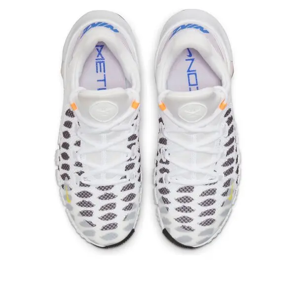 Nike Metcon 4 "printed White Black" Athletic Sneakers - White/pink/blue