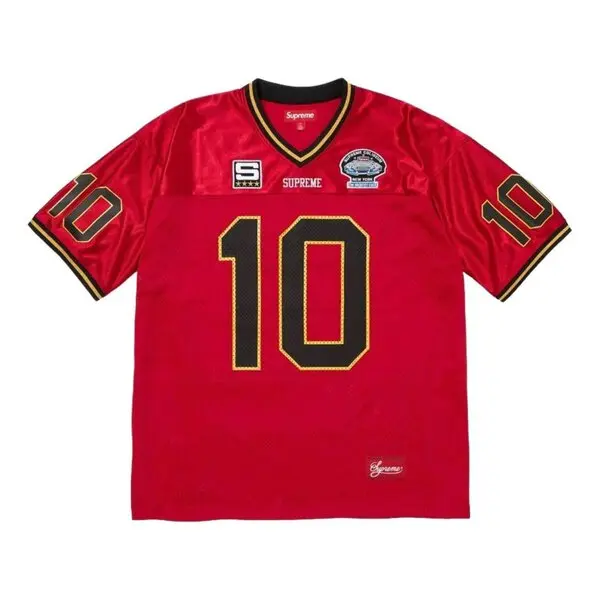 Supreme Ss26 Find God Football Jersey - Red