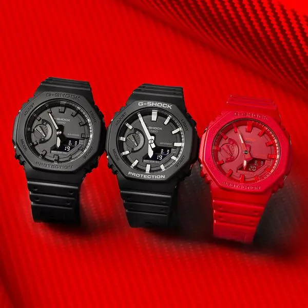 Casio G-shock Analog-digital Watch - Red