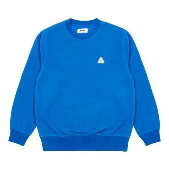 PALACE Fw21 Ultimo Polar Fleece Sofar Crew Classic Sweatshirt - Blue