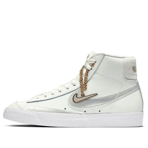 Nike Blazer Mid '77 High Top Sneakers - White/silver