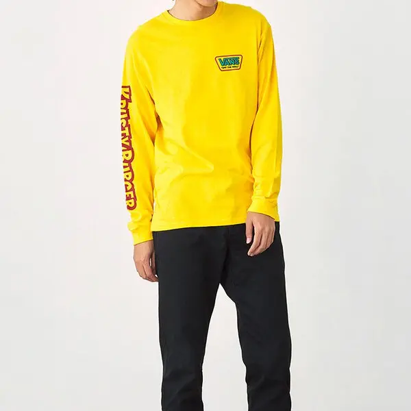VANS Simpson Crossover Long Sleeves Couple Style - Yellow