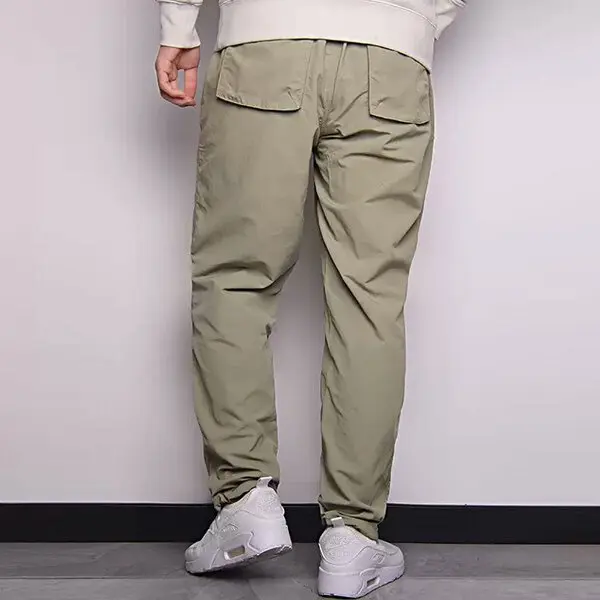 CONVERSE Solid Color Woven Straight-leg Casual Pants