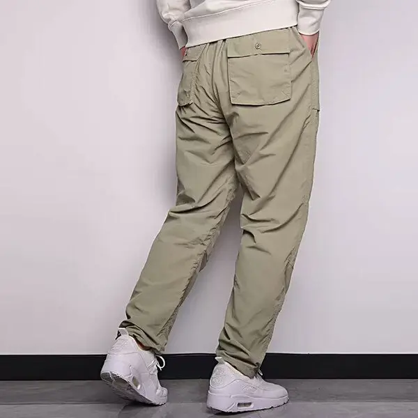 CONVERSE Solid Color Woven Straight-leg Casual Pants
