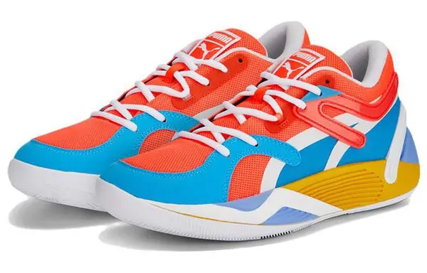PUMA Trc Blaze Court Pop Art Sneakers - Red/blue/yellow