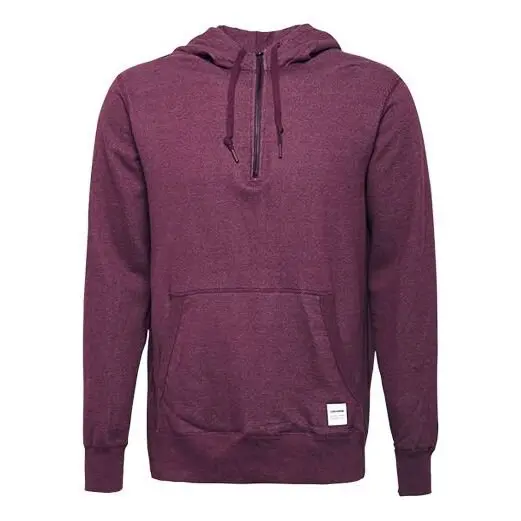 CONVERSE Half Zip Hoodie - Red