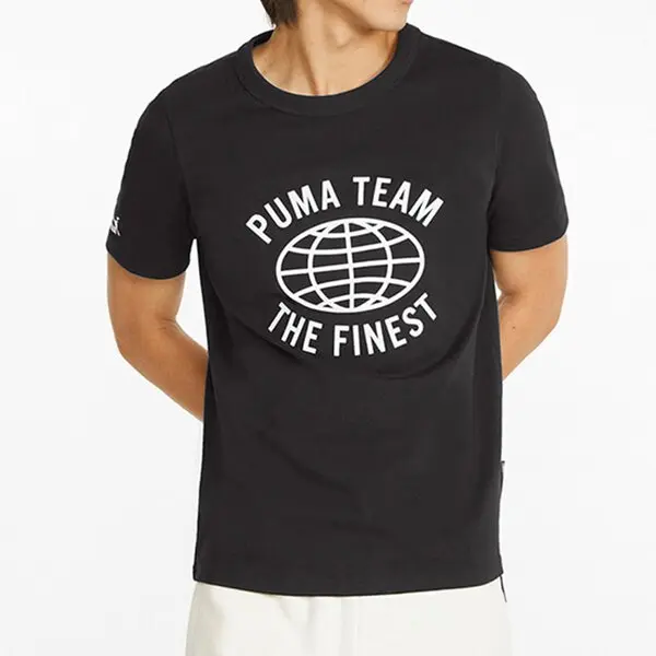 PUMA Team Graphic Tee 'black