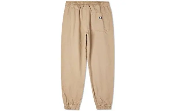 CONVERSE Solid Color Bundle Feet Sports Pants/trousers/joggers Khaki