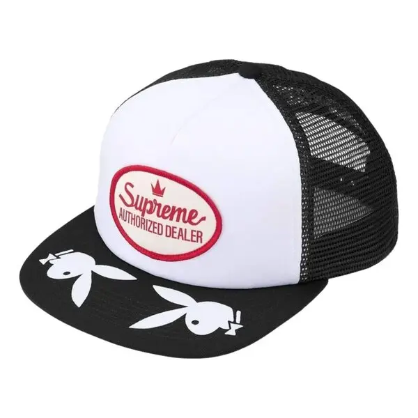 Supreme X Playboy Mesh Back 5-panel - Black
