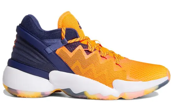 Adidas D.o.n. Issue #2 "signal Orange" Sneakers - Yellow/blue