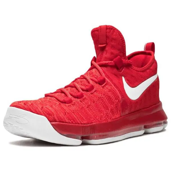 Nike Kd 9 "varsity Red" Basketball Sneakers - Red/white