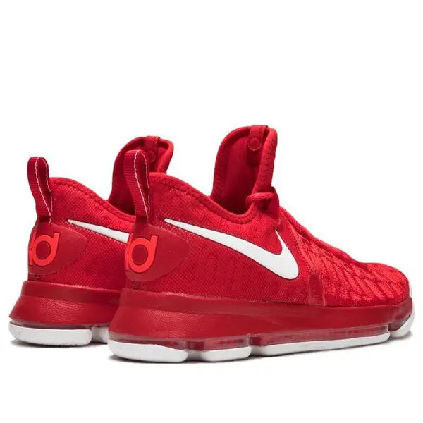 Nike Kd 9 "varsity Red" Basketball Sneakers - Red/white