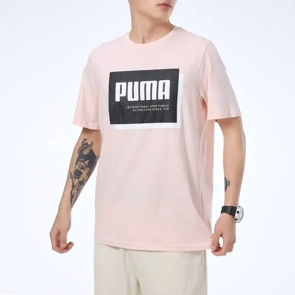PUMA Summer Court Graphic T-shirt - Pink