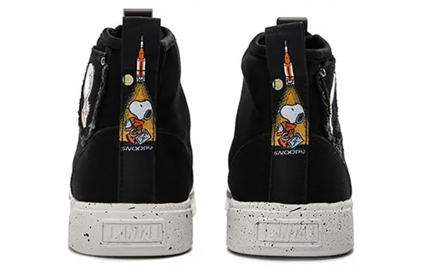 ANTA X Snoopy High Top Canvas Sneakers