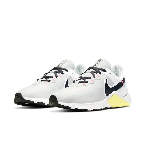 Nike Legend Essential 2 Athletic Sneakers - Black/white/yellow
