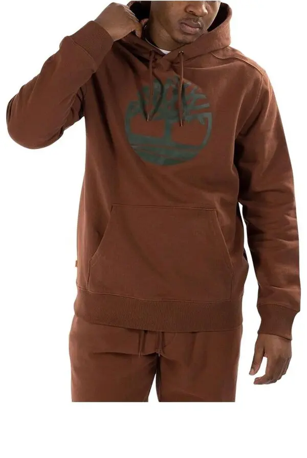 Timberland Tree Logo Hoodie - Brown/black