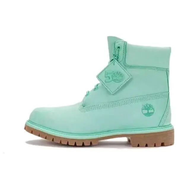 Timberland 50th Anniversary Edition Premium 6 Inch Waterproof Boot - Teal/brown