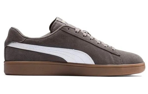 PUMA Smash V2 Low Top Sneakers - Grey/brown