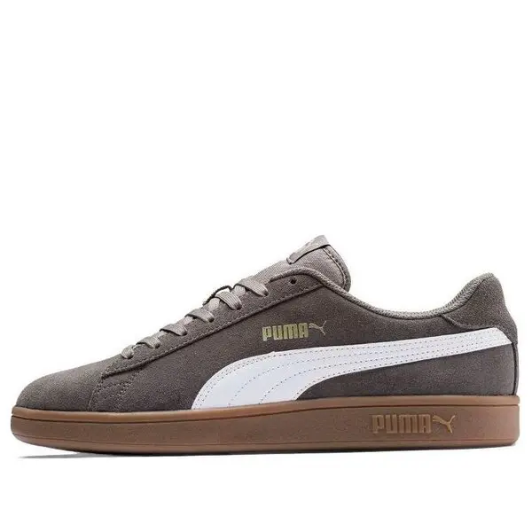 PUMA Smash V2 Low Top Sneakers - Grey/brown