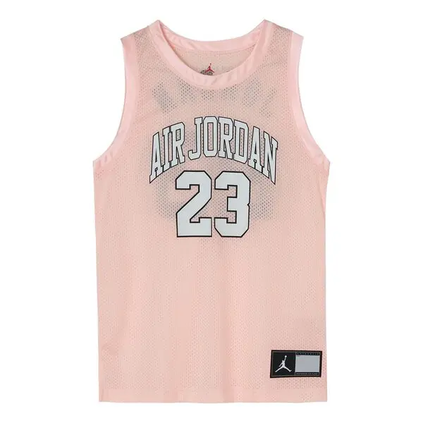 JORDAN Air Dna Distorted Basketball Tank - Pink