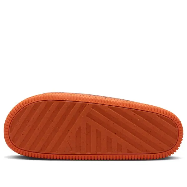Nike Calm Slides Safari Orange - Orange/black