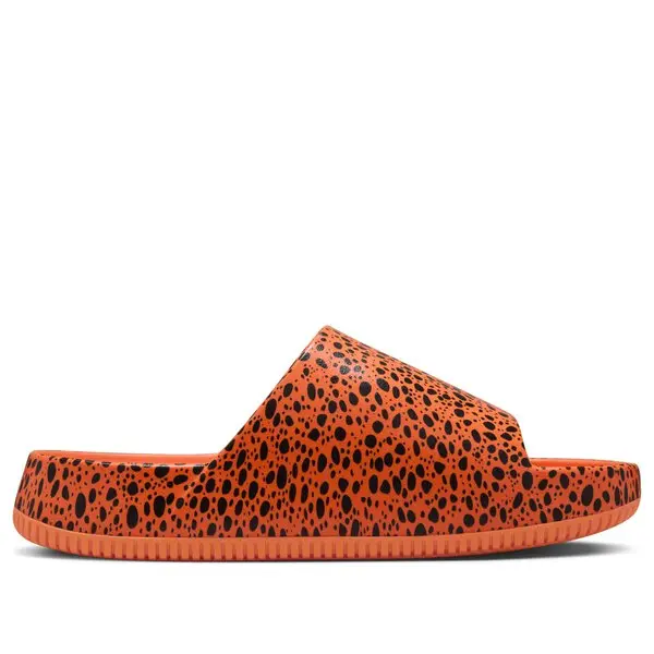 Nike Calm Slides Safari Orange - Orange/black