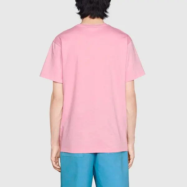 Gucci Ss21 G Printing Cotton Short Sleeve