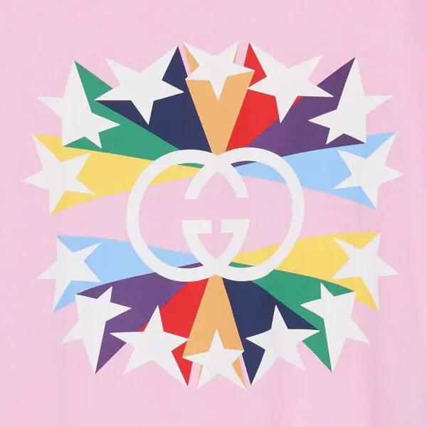 Gucci Ss21 G Printing Cotton Short Sleeve