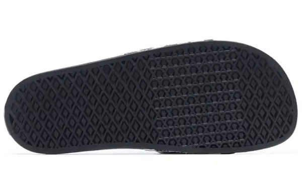 VANS Checkerboard Slide On Sandals - Black