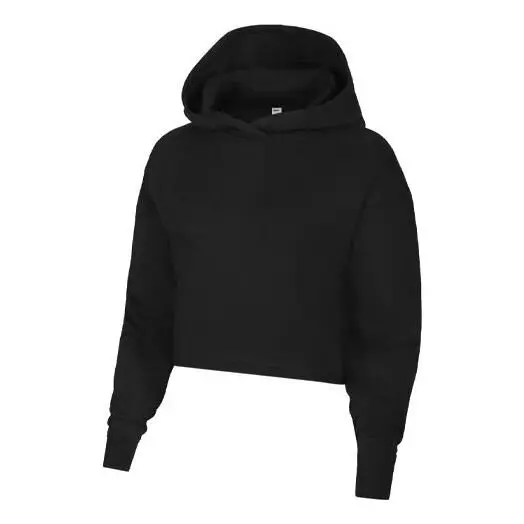 Nike Yoga Luxe Cropped Hoodie - Black