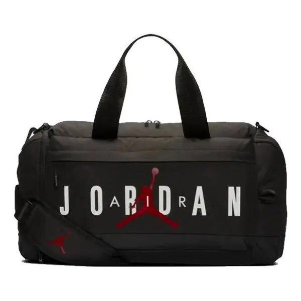 JORDAN Logo Duffel Bag - Black/red/white