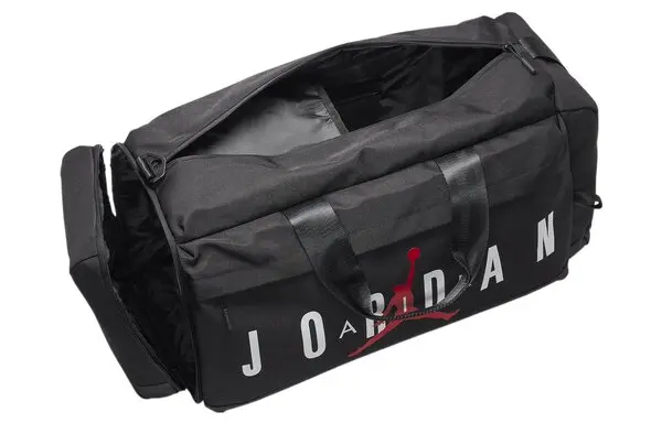 JORDAN Logo Duffel Bag - Black/red/white