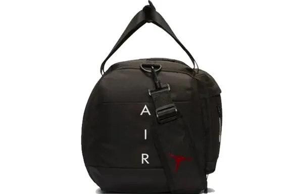 JORDAN Logo Duffel Bag - Black/red/white