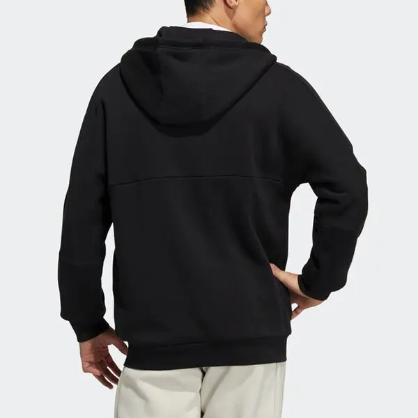 Adidas Splicing Hooded Zipper Jacket