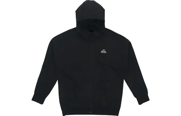 Adidas Splicing Hooded Zipper Jacket