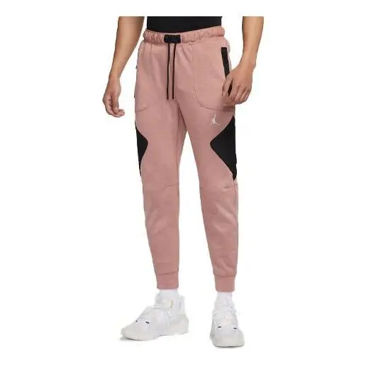 JORDAN As J Df Sprt Stmt Flc Pant Casual Breathable Sports Knit Long Pants/trousers - Pink