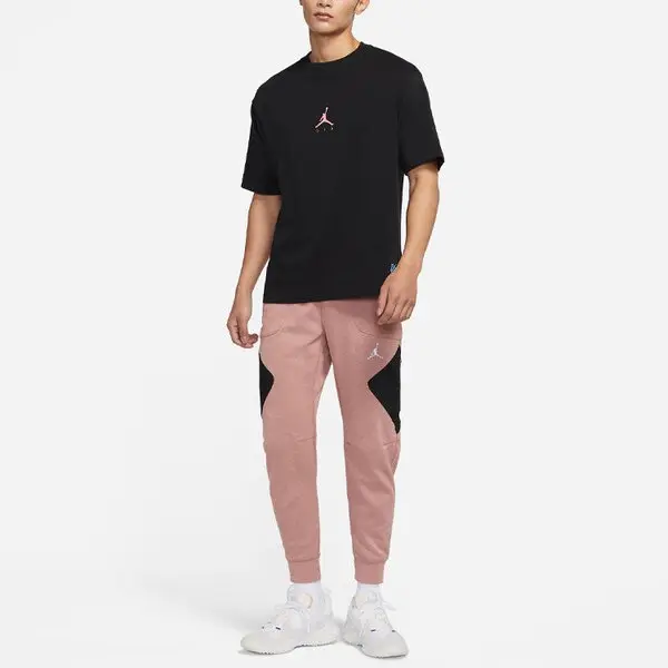 JORDAN As J Df Sprt Stmt Flc Pant Casual Breathable Sports Knit Long Pants/trousers - Pink