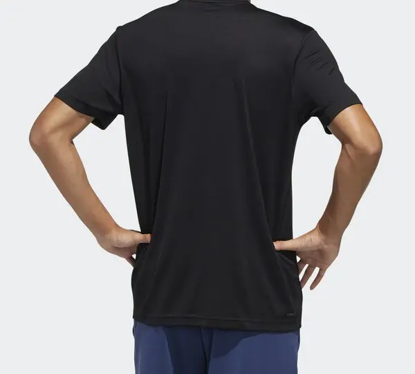 Adidas D2m Pl Tee Sports Short-sleevetee - Black
