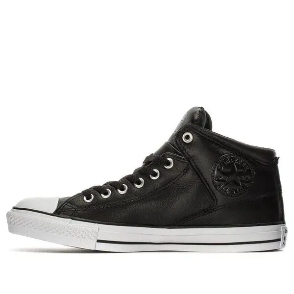CONVERSE Chuck Taylor All Star Leather High Top Sneakers - Black