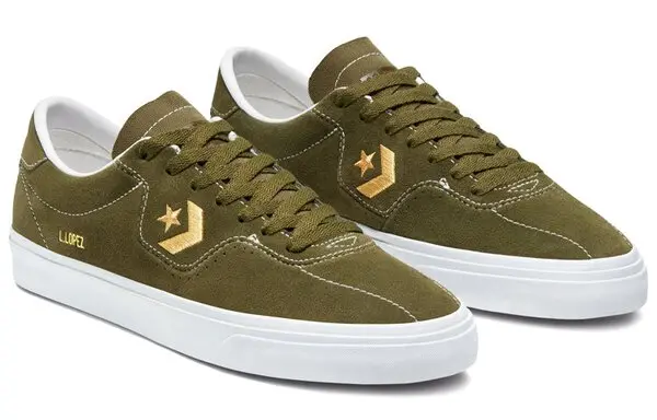 CONVERSE Louie Lopez Pro Low Top Sneakers - Green/gold