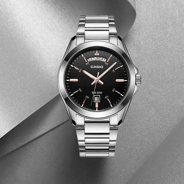 Casio Stainless Steel Quartz Analog Watch