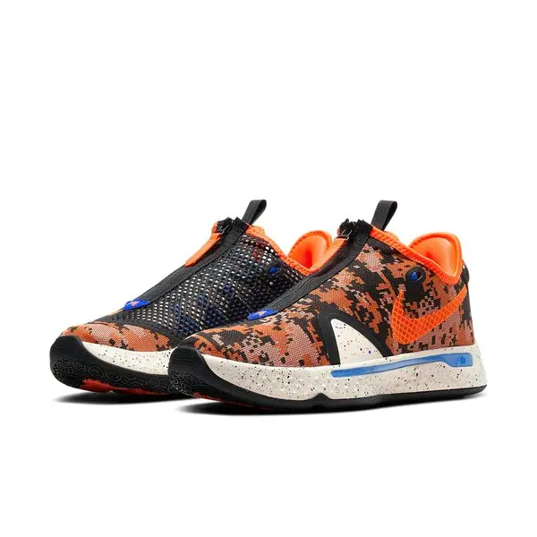 Nike Pg 'digi-camo' Sneakers - Black/orange